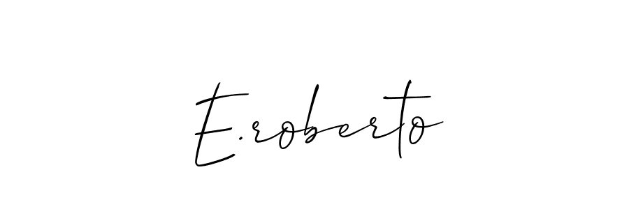 99+ E.roberto Name Signature Style Ideas | Awesome Name Signature