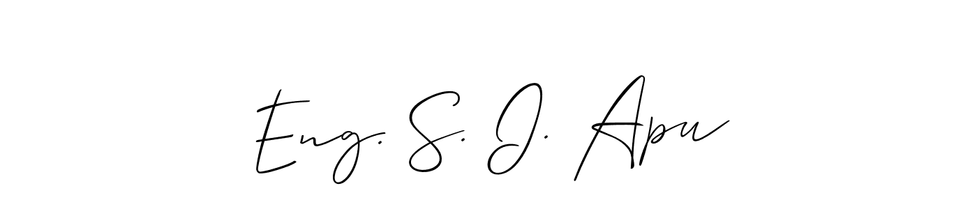96+ Eng. S. I. Apu Name Signature Style Ideas | Unique E-Sign