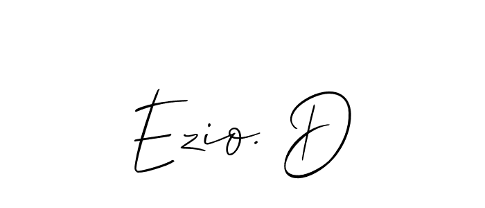 80+ Ezio. D Name Signature Style Ideas | Fine Autograph