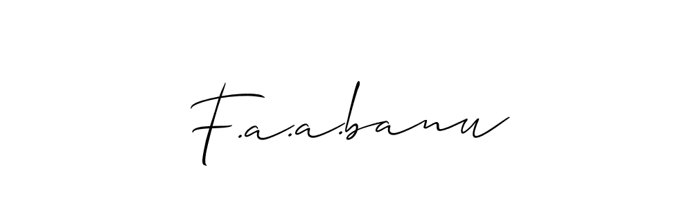 93+ F.a.a.banu Name Signature Style Ideas | FREE Online Signature