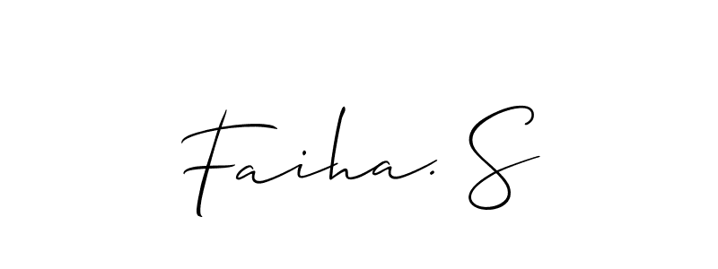 73+ Faiha. S Name Signature Style Ideas | Wonderful Name Signature