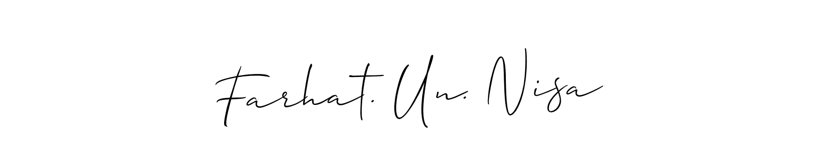 94+ Farhat. Un. Nisa Name Signature Style Ideas | Super Name Signature