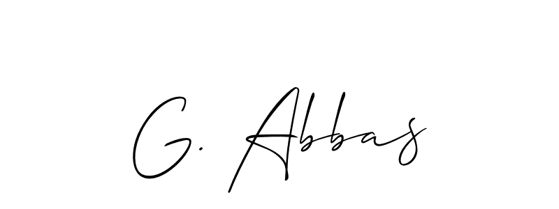 70+ G. Abbas Name Signature Style Ideas | Super Electronic Signatures