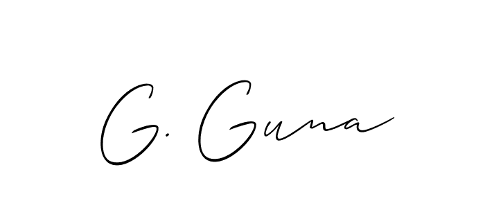 95+ G. Guna Name Signature Style Ideas | Free Name Signature