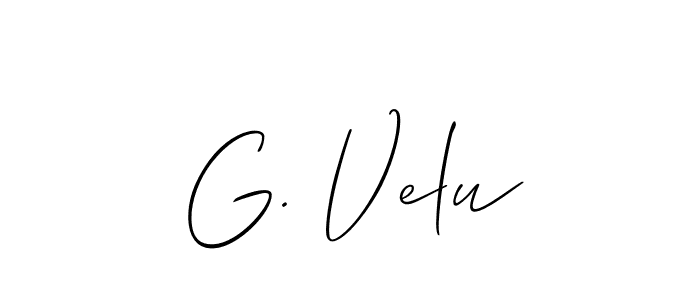 86+ G. Velu Name Signature Style Ideas | Latest Electronic Sign