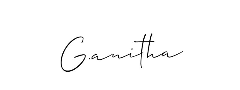 100+ G.anitha Name Signature Style Ideas | Outstanding E-Sign