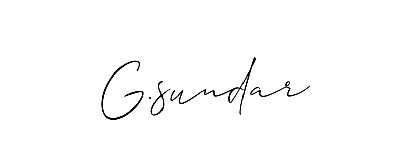 99+ G.sundar Name Signature Style Ideas | Good Digital Signature