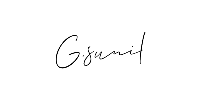80+ G.sunil Name Signature Style Ideas | Exclusive Electronic Sign