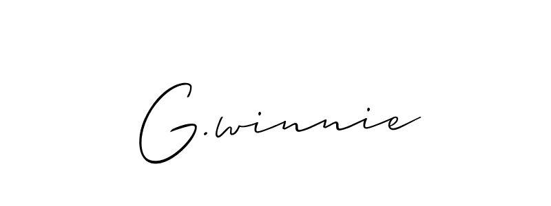 85+ G.winnie Name Signature Style Ideas | Superb E-Signature