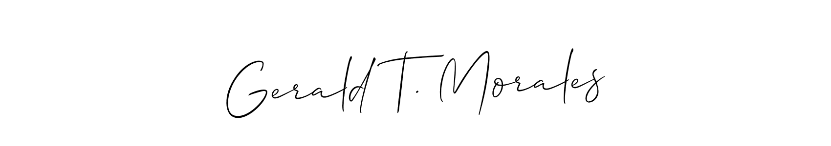 95+ Gerald T. Morales Name Signature Style Ideas | Outstanding ...