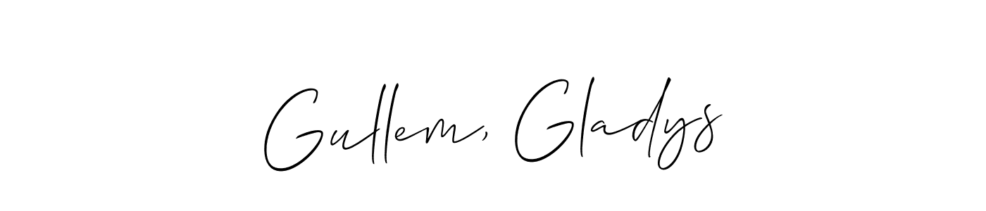 97+ Gullem, Gladys Name Signature Style Ideas | Special Name Signature