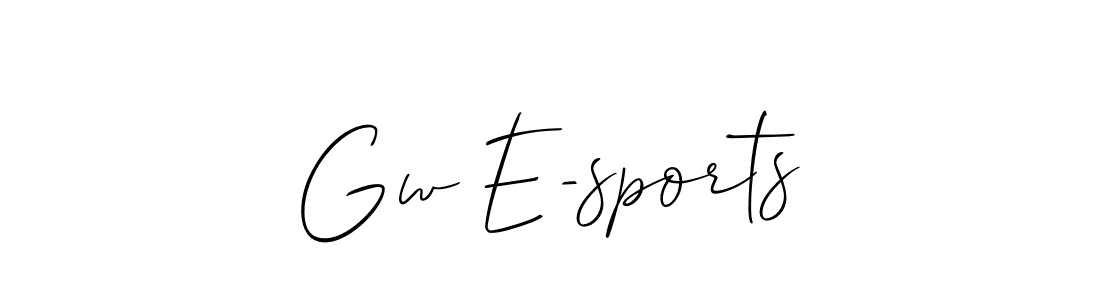 86+ Gw E-sports Name Signature Style Ideas | Cool Electronic Sign