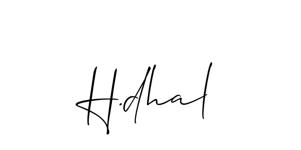 74+ H.dhal Name Signature Style Ideas | Wonderful Name Signature