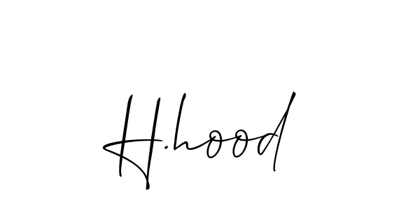 100+ H.hood Name Signature Style Ideas | Superb Electronic Sign