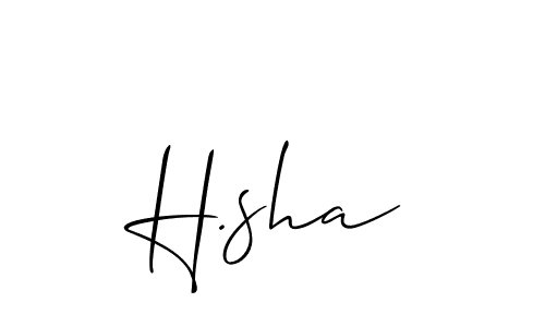 80+ H.sha Name Signature Style Ideas | Amazing Online Autograph