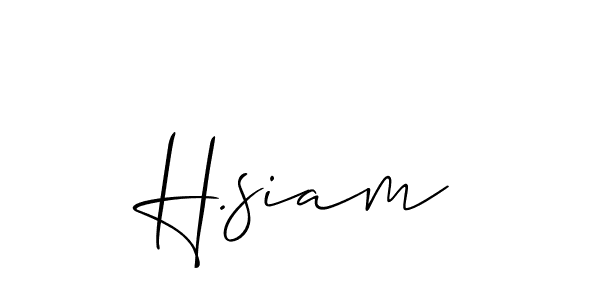 95+ H.siam Name Signature Style Ideas | Cool Online Signature