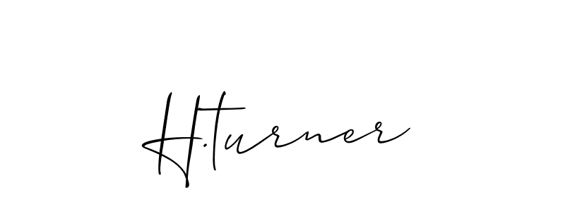 76+ H.turner Name Signature Style Ideas | Fine eSignature