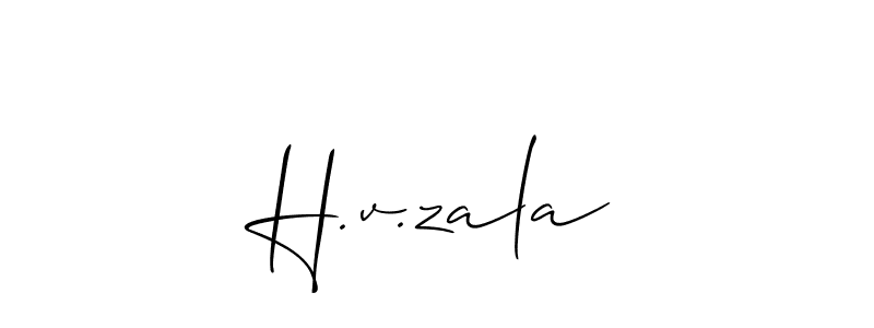 72+ H.v.zala Name Signature Style Ideas | Cool Autograph