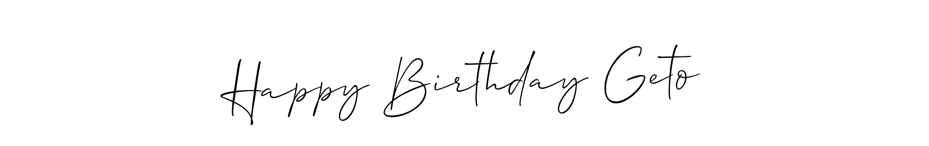 92+ Happy Birthday Geto Name Signature Style Ideas | Ideal Online Autograph