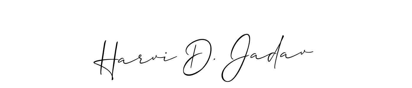 89+ Harvi D. Jadav Name Signature Style Ideas | New Name Signature