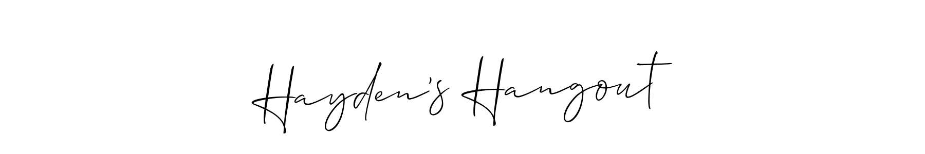 71+ Hayden’s Hangout Name Signature Style Ideas | FREE Digital Signature