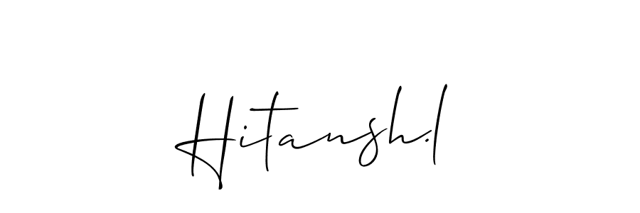 93+ Hitansh.l Name Signature Style Ideas | Latest E-Signature