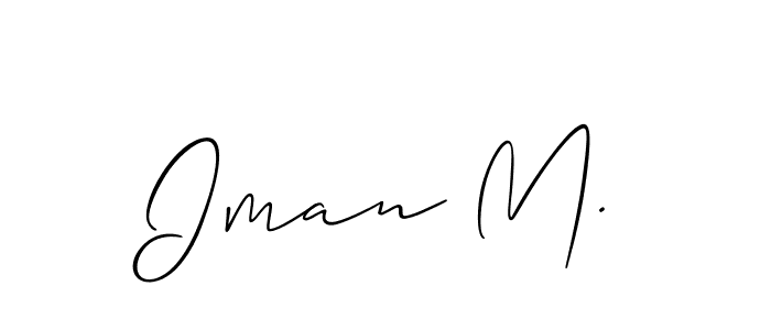 82+ Iman M. Name Signature Style Ideas | New Name Signature