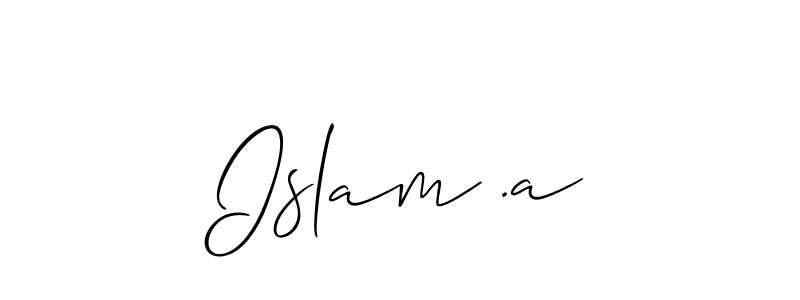 87+ Islam .a Name Signature Style Ideas | Wonderful Autograph