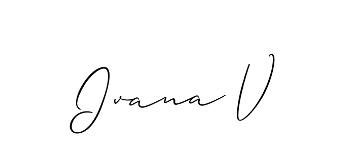 97+ Ivana V Name Signature Style Ideas | Excellent Electronic Sign