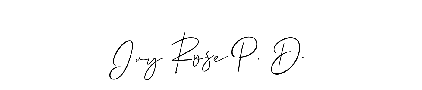 77+ Ivy Rose P. D. Name Signature Style Ideas | Super eSignature