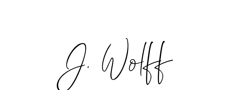 93+ J. Wolff Name Signature Style Ideas | Ultimate E-Sign