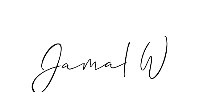 98+ Jamal W Name Signature Style Ideas | Perfect Autograph