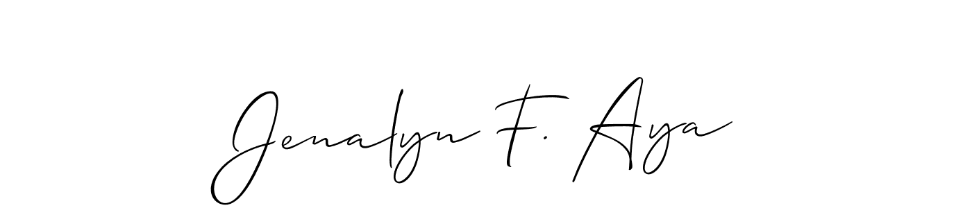 72+ Jenalyn F. Aya Name Signature Style Ideas | Awesome Online Signature