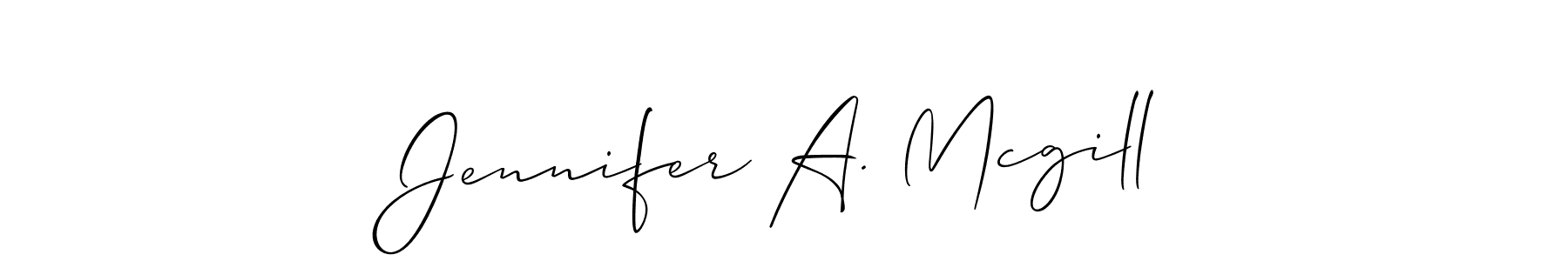 82+ Jennifer A. Mcgill Name Signature Style Ideas | Unique Online Signature