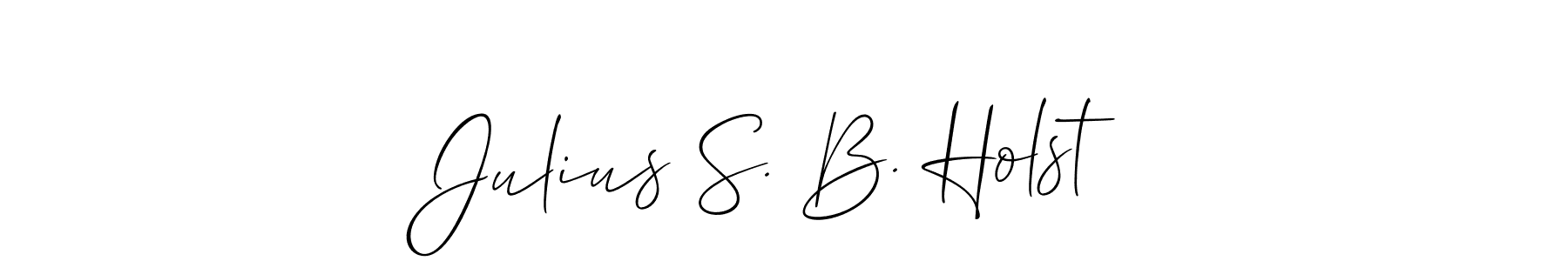 94+ Julius S. B. Holst Name Signature Style Ideas | Fine Digital Signature