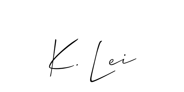 85+ K. Lei Name Signature Style Ideas | Special Online Autograph