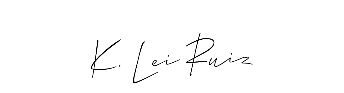 96+ K. Lei Ruiz Name Signature Style Ideas | First-Class Digital Signature