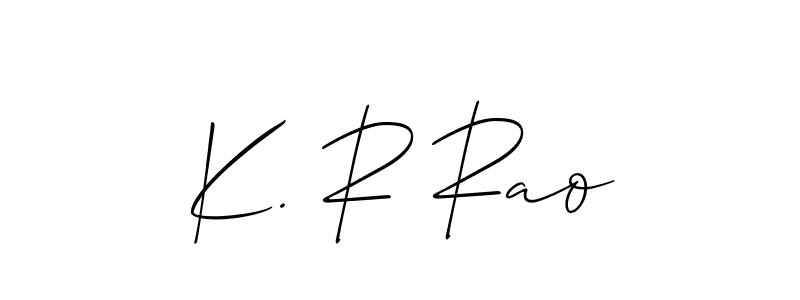 91+ K. R Rao Name Signature Style Ideas | Superb E-Sign