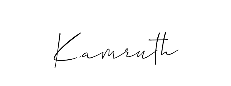 84+ K.amruth Name Signature Style Ideas | Get Name Signature