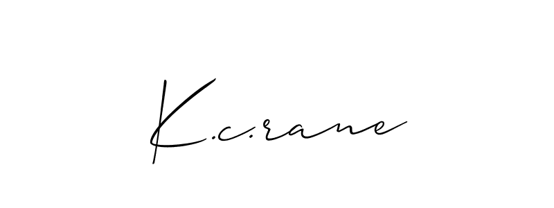 85+ K.c.rane Name Signature Style Ideas | Great eSignature