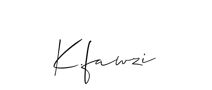 97+ K.fawzi Name Signature Style Ideas | Superb E-Sign