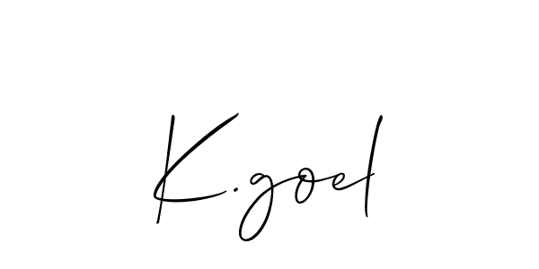 96+ K.goel Name Signature Style Ideas | Creative Name Signature