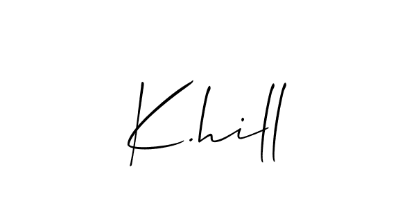 86+ K.hill Name Signature Style Ideas | Wonderful eSignature