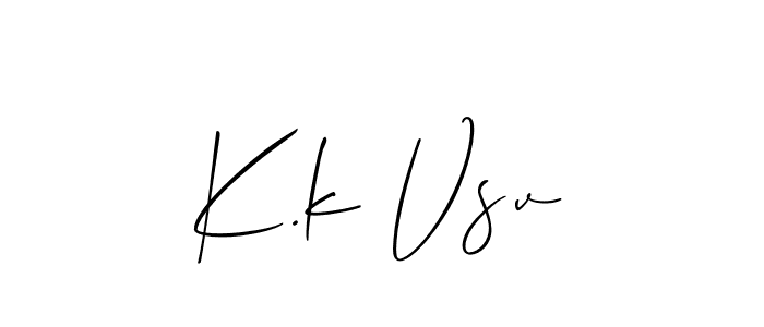 99+ K.k Vsv Name Signature Style Ideas | Perfect E-Sign
