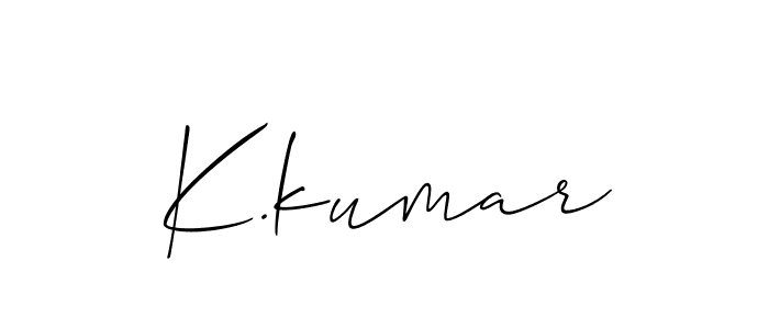 90+ K.kumar Name Signature Style Ideas | Exclusive Name Signature