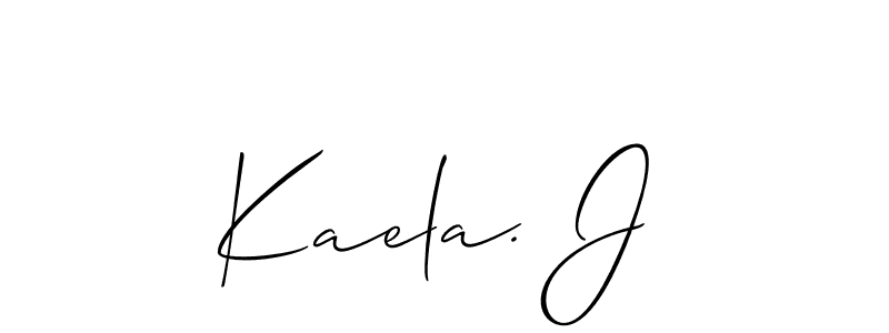 96+ Kaela. J Name Signature Style Ideas | Excellent Digital Signature