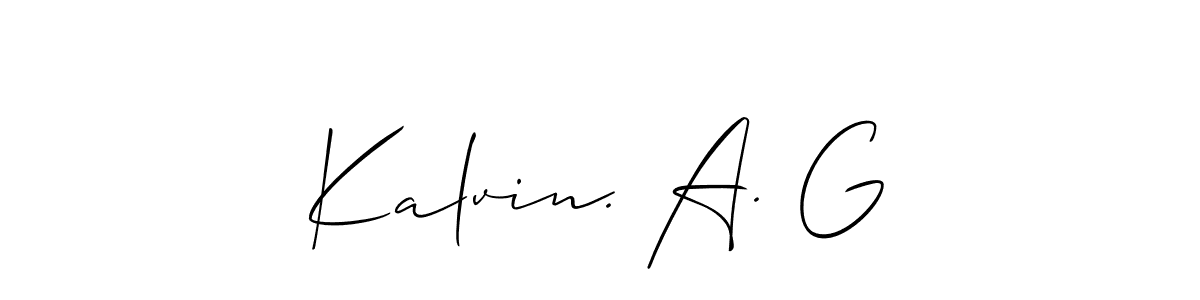 89+ Kalvin. A. G Name Signature Style Ideas | New eSignature