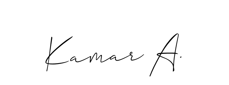 71+ Kamar A. Name Signature Style Ideas | Cool eSignature