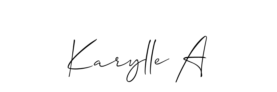 84+ Karylle A Name Signature Style Ideas | Outstanding Digital Signature