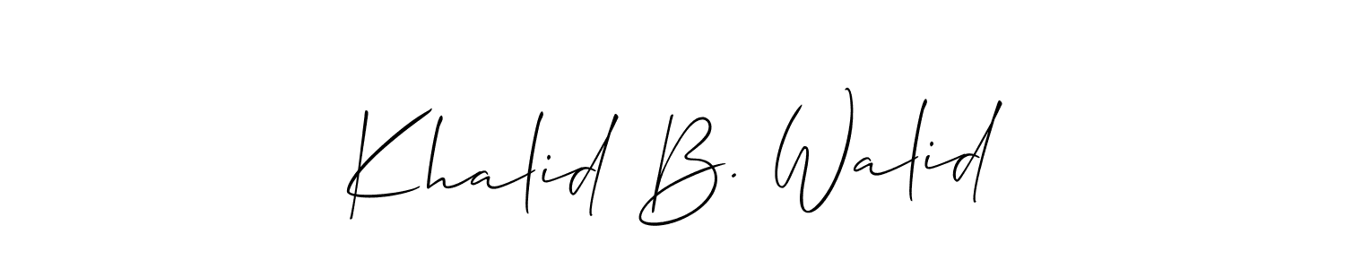 100+ Khalid B. Walid Name Signature Style Ideas | Ideal eSignature